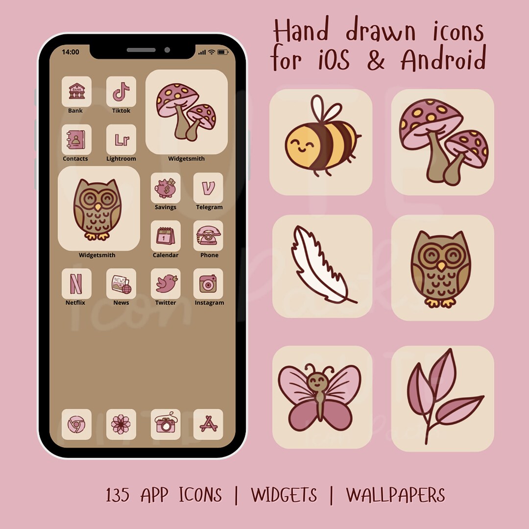App Icons Widgets and Wallpapers for Ios 14 and Android - Etsy