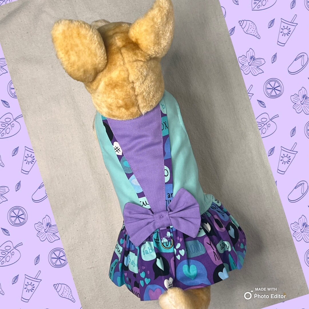 Dog Dress for Girl Dogs, Chihuahua Clothes, Small Girl Dog Clothes ...