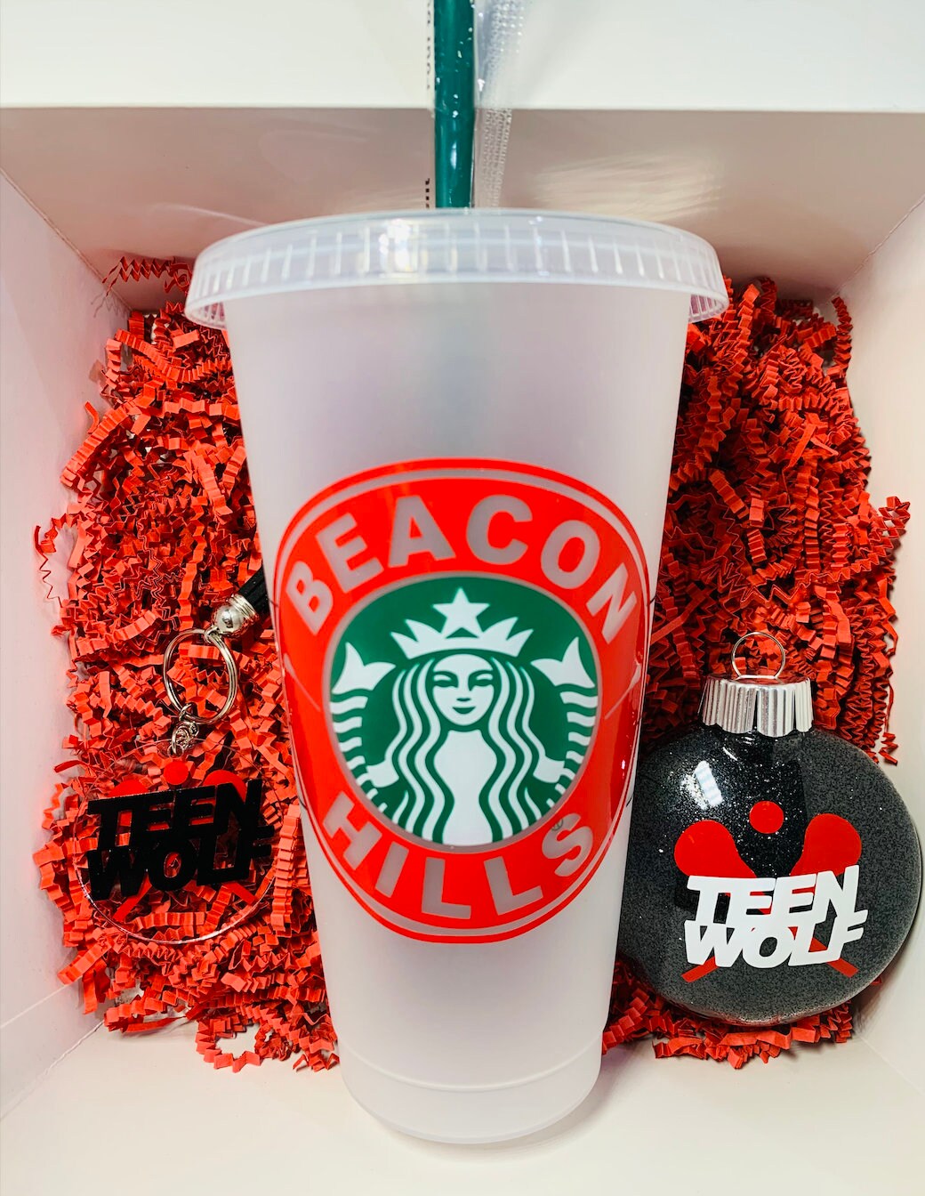Teen Wolf Holiday Gift Box With Disc Ornament | TV Show Starbucks Iced ...
