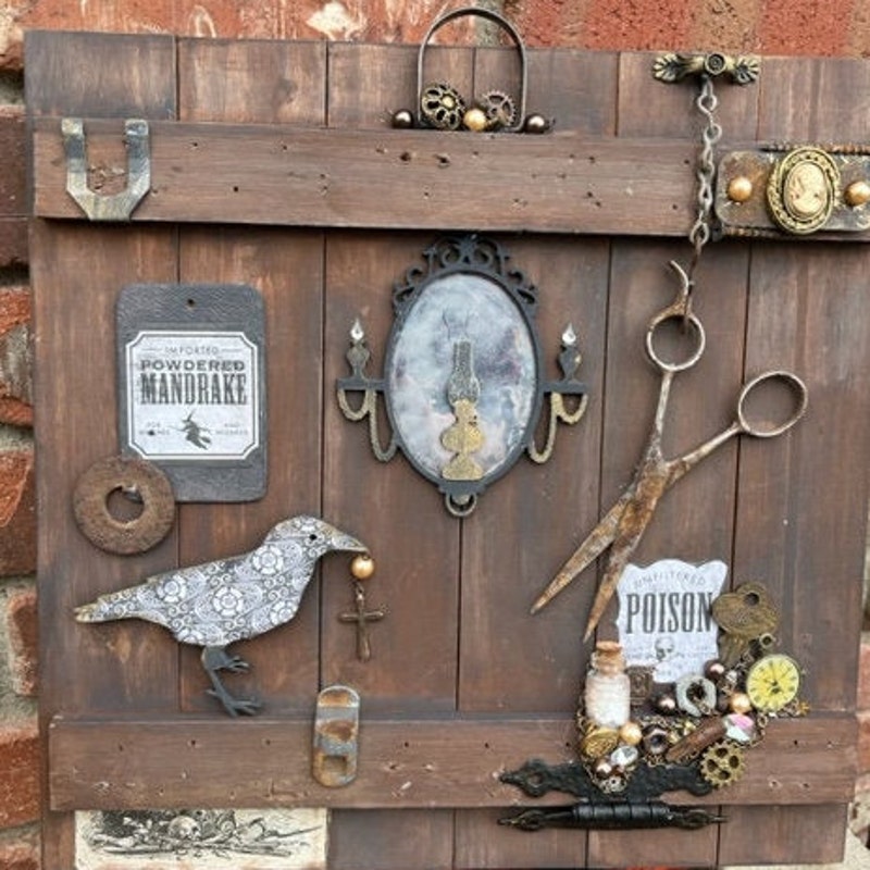 Wood Assemblage Art - Etsy