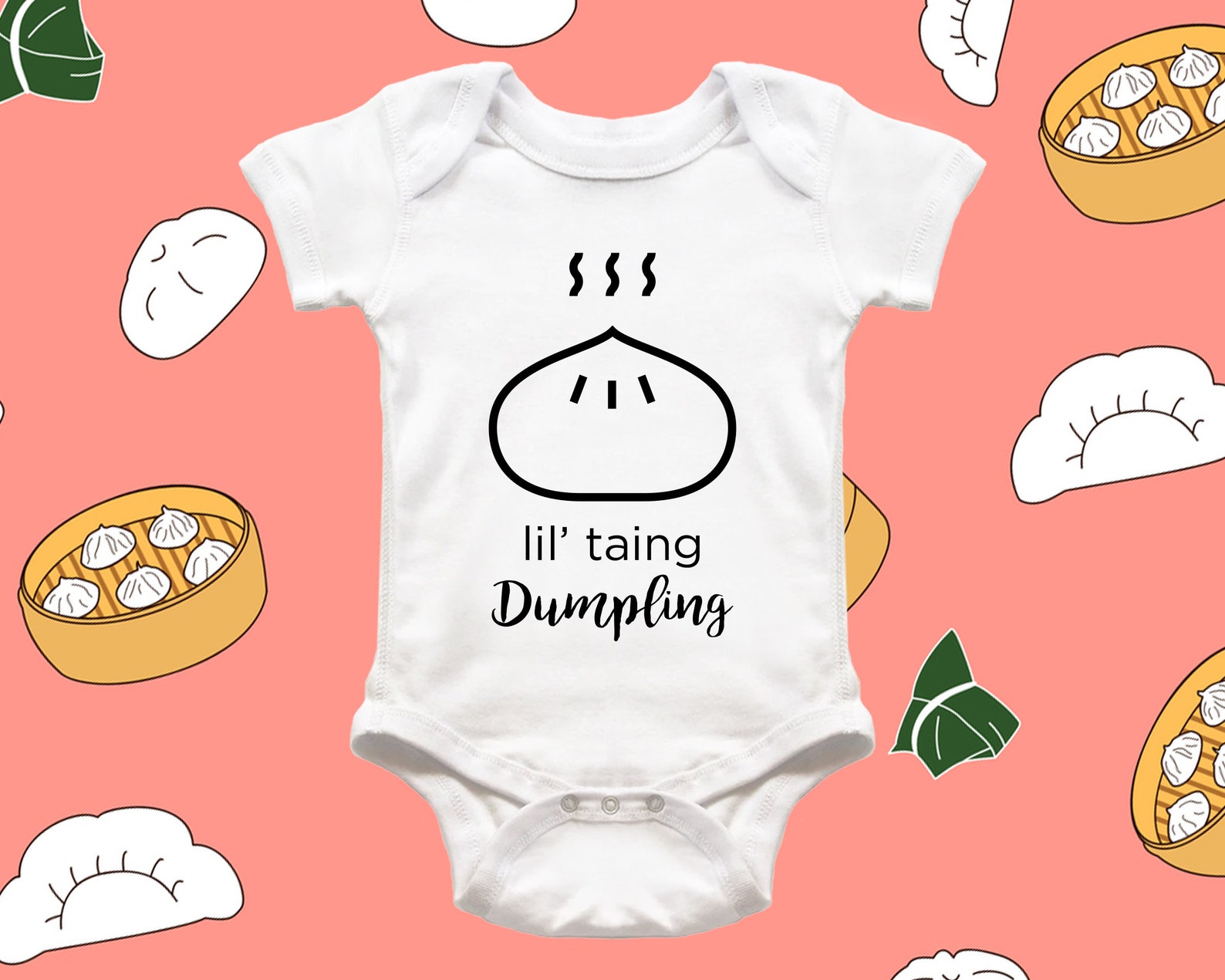 Custom LIL' DUMPLING Baby Onesie® Cute Dumpling Funny - Etsy