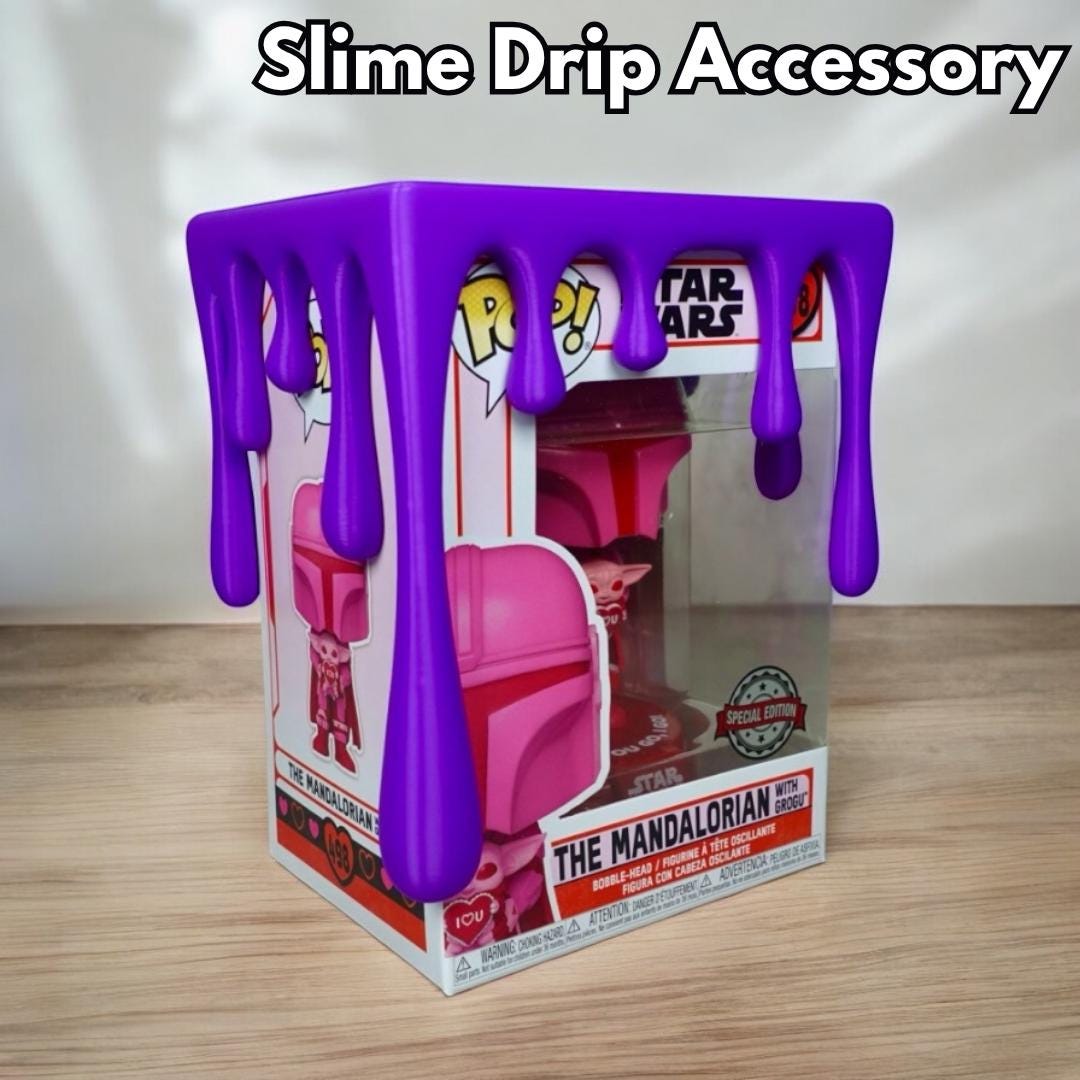 Slime Drip Funko Pop Topper – 3D Printed Slime Accessory for Funko ...