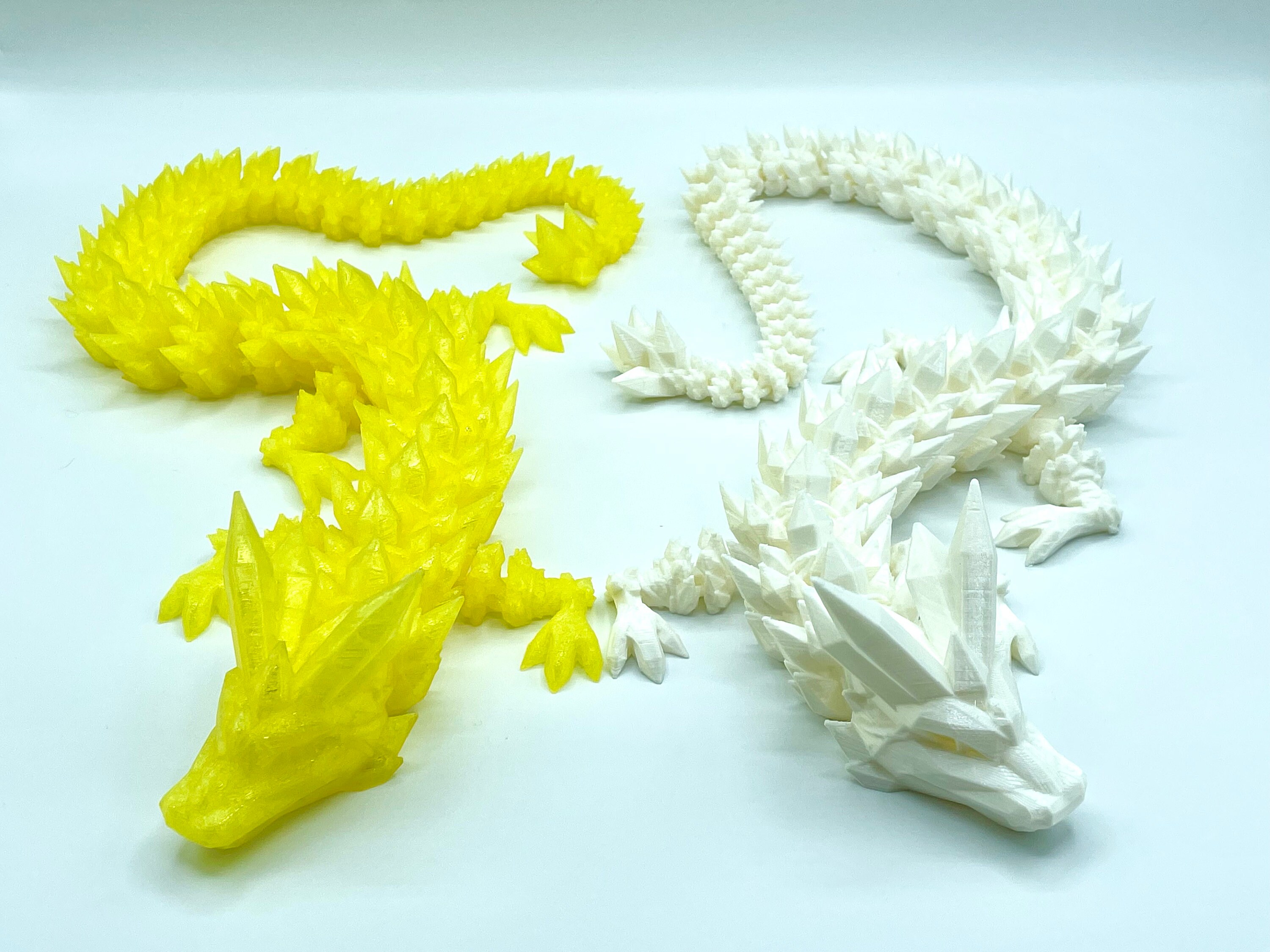 Toys & Games Articulate 24 Crystal Dragon 3D Printed Fidget Toy/ Bendy ...