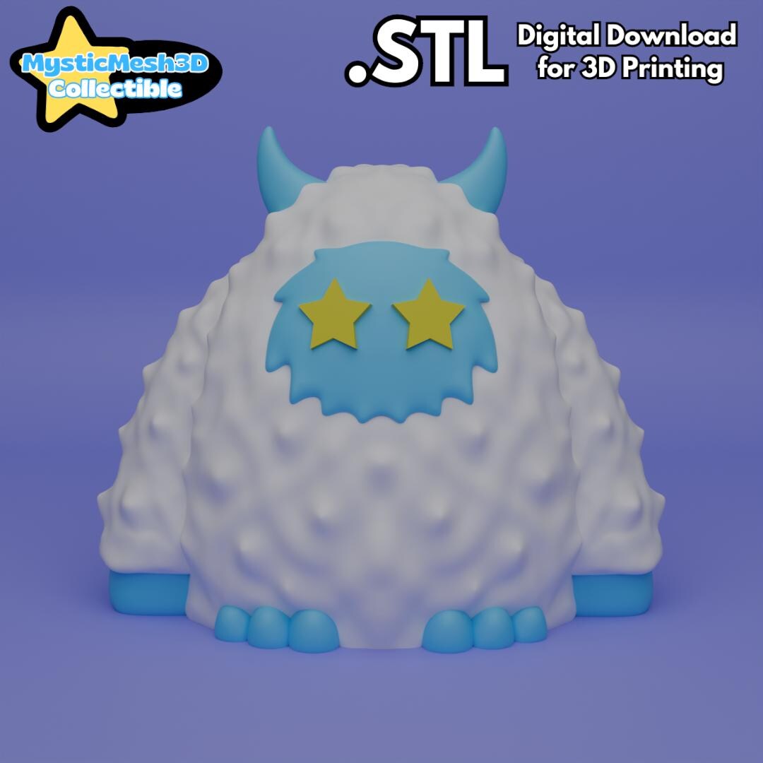 Mysticmesh3d Collectible: Mystic Yeti (STL FILES) - Etsy