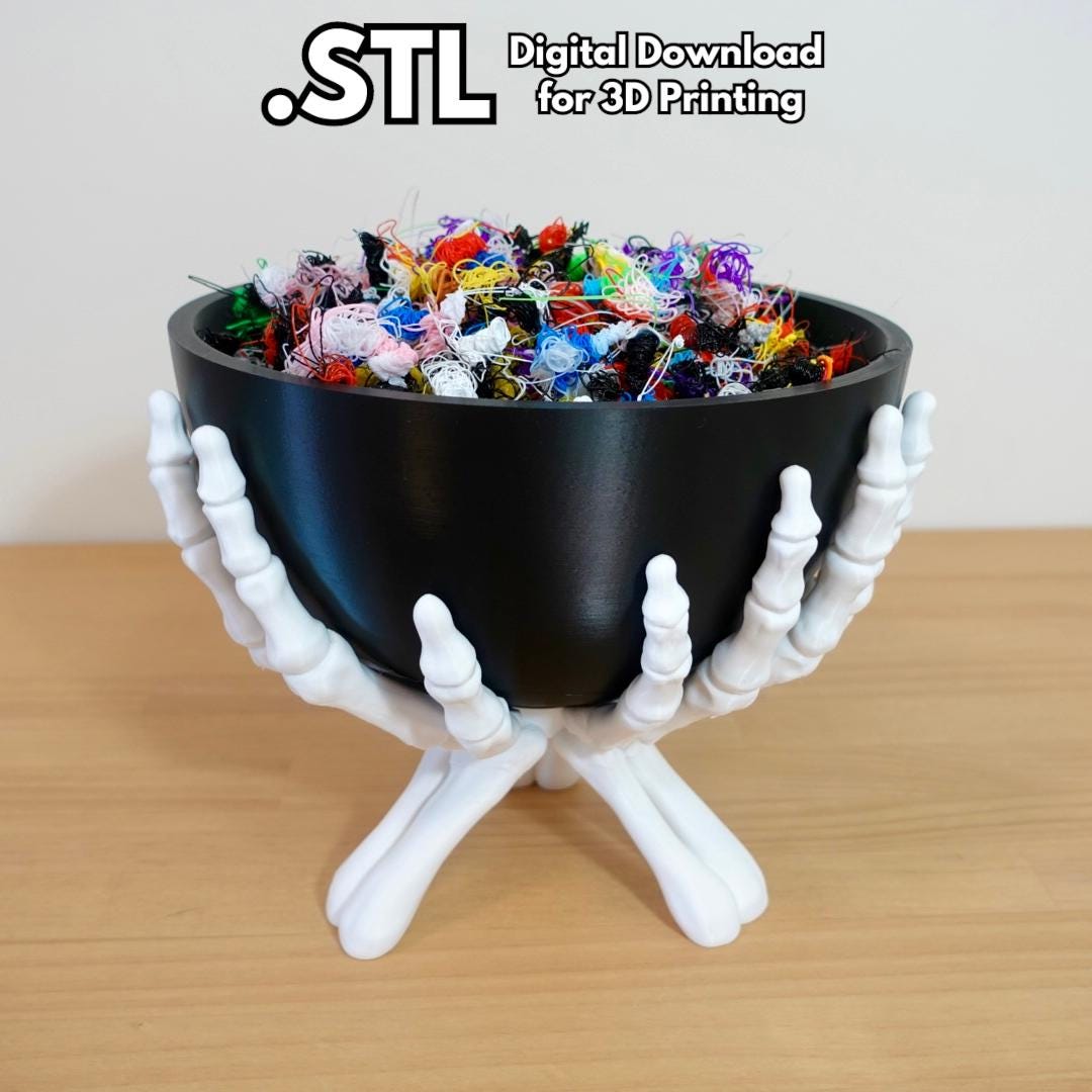Skeleton Hands Bowl STL FILES - Etsy Australia
