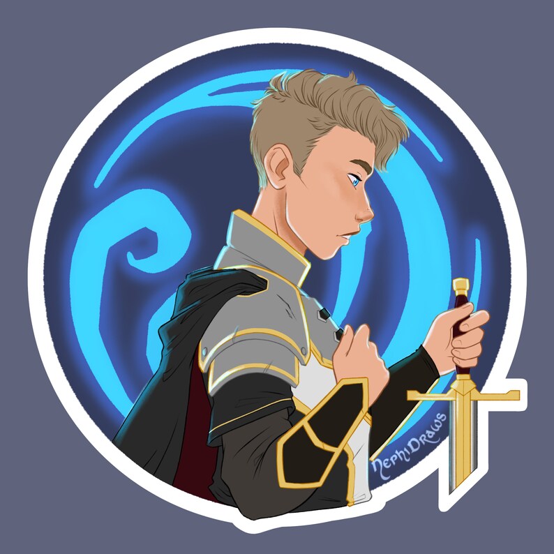 Dragon Prince Character Stickers - Etsy