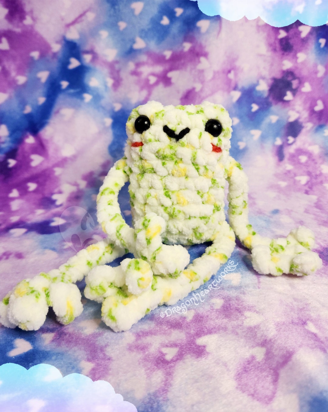 Extra Leggy Leggy Frog • MTO • Amigurumi Crochet Stuffed Animal - Etsy