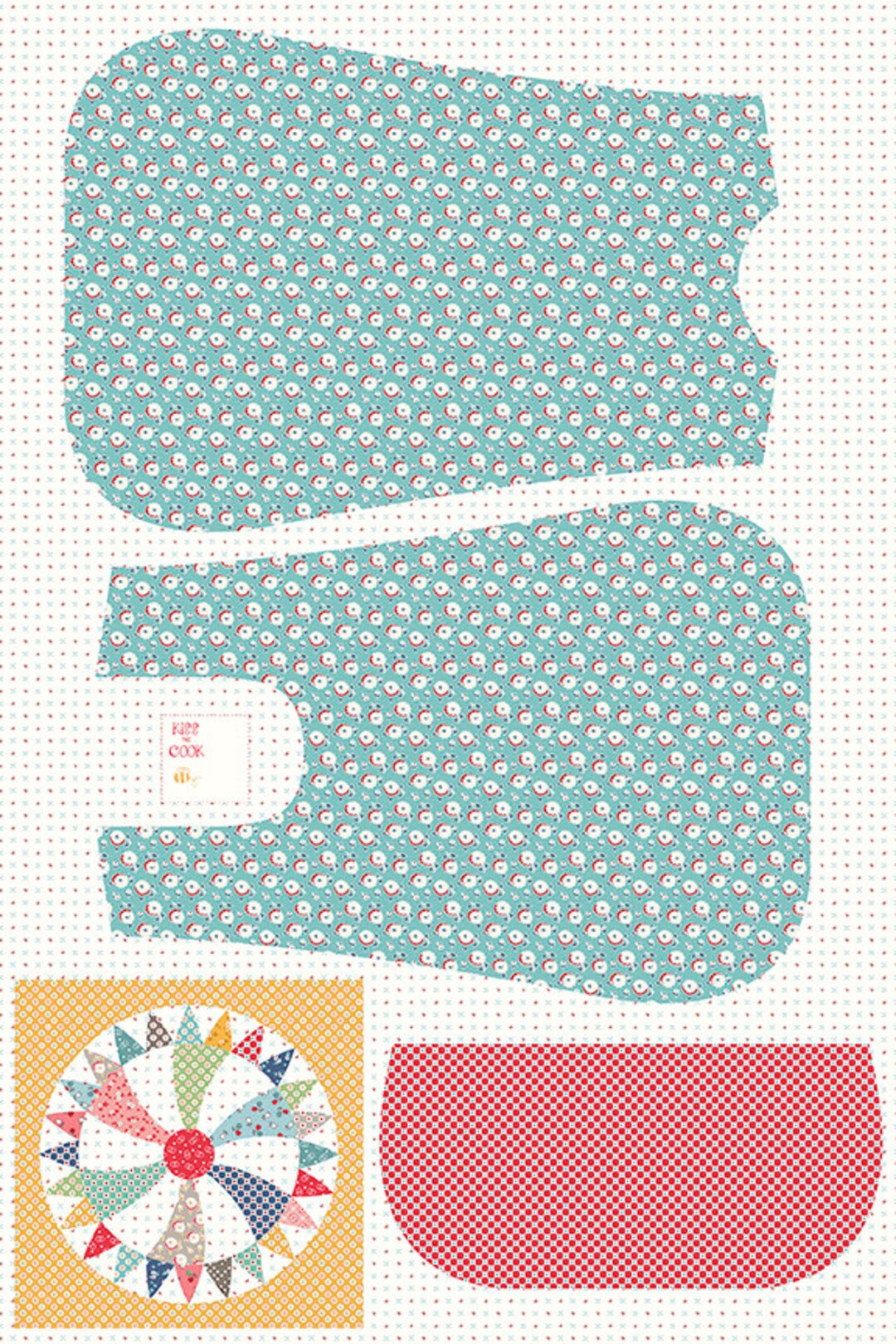 Cook Book Apron Panels by Lori Holt of Bee in My Bonnet for Riley Blake ...