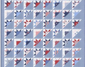 Star Spangled Quilt Kit by April Rosenthal of Prairie Grass Patterns ...