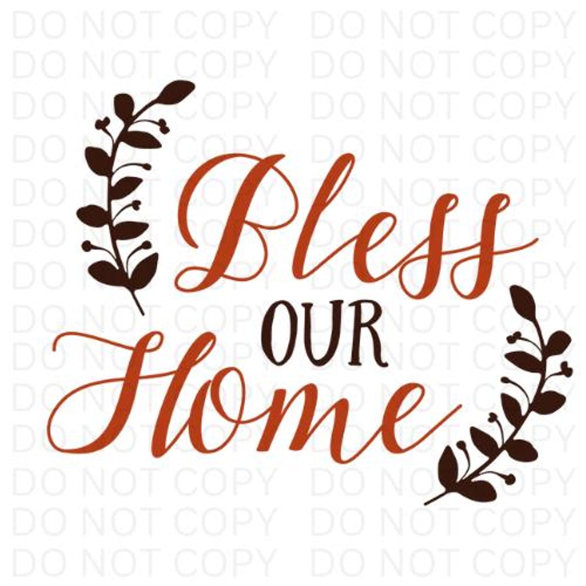 Bless Our House | PNG Design | Trendy PNG | Digital Files | Instant ...