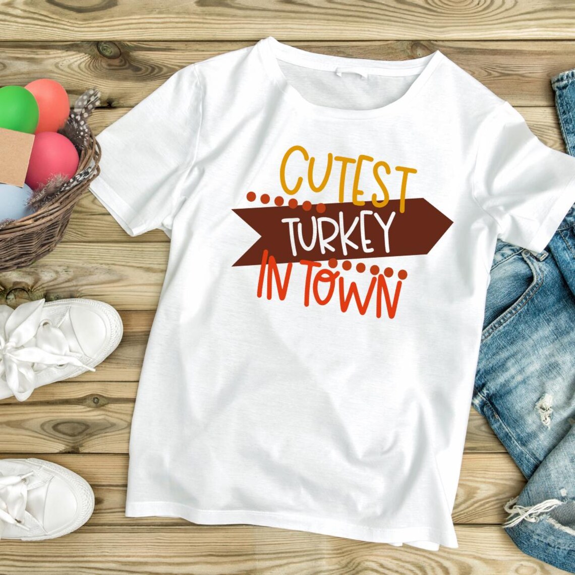 Cutest Turkey in Town | PNG Design | Trendy PNG | Digital Files ...