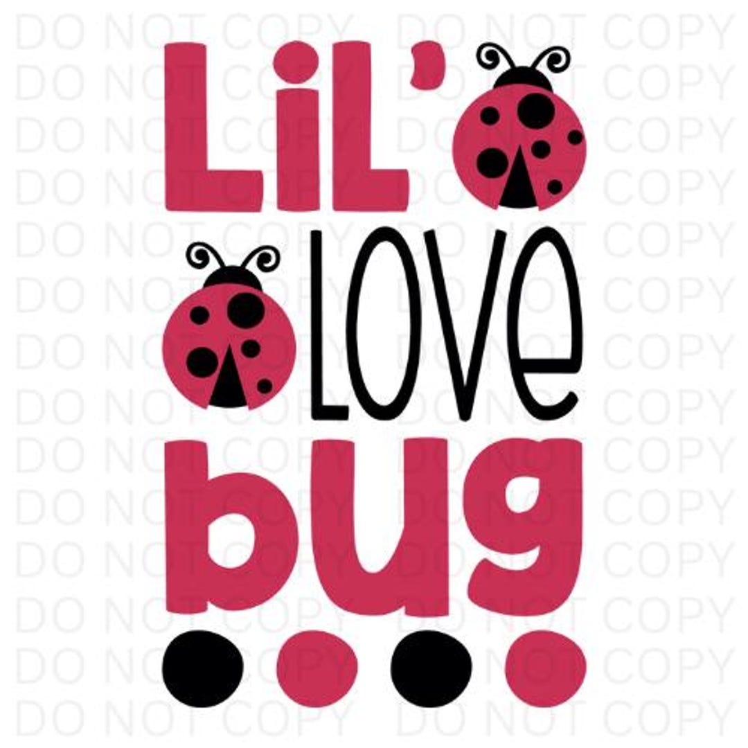 Lil Love Bug | PNG Design | Trendy PNG | Digital Files | Instant ...