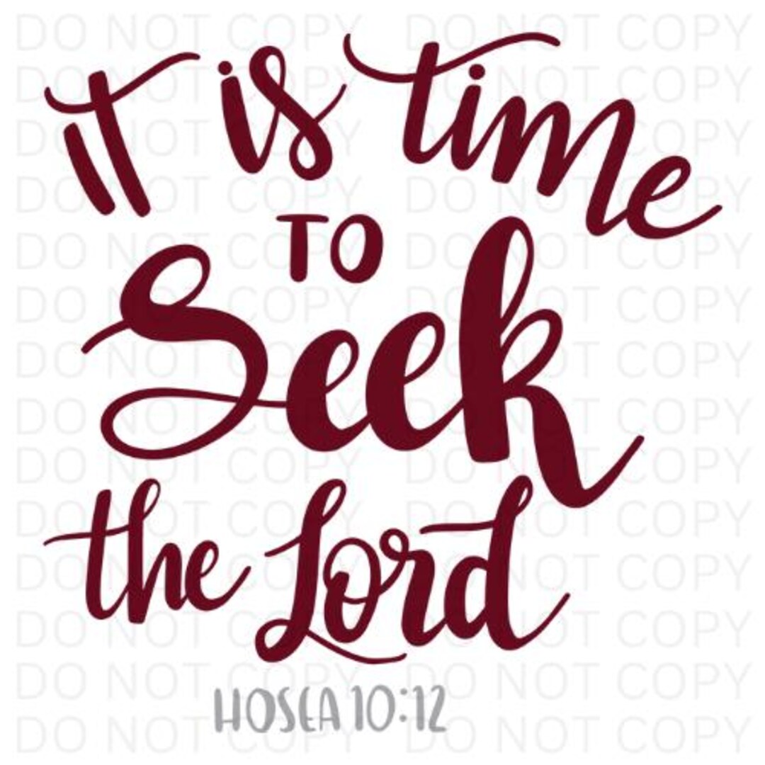 Hosea 10:12 | PNG Design | Trendy PNG | Digital Files | Instant ...