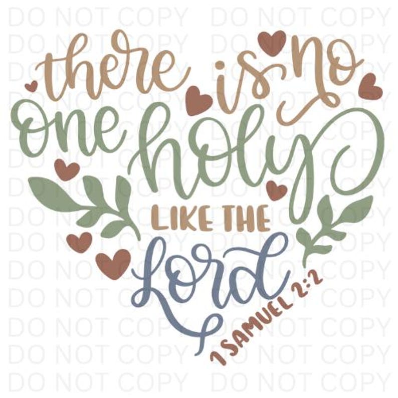 1 Samuel 2:2 | PNG Design | Trendy PNG | Digital Files | Instant ...