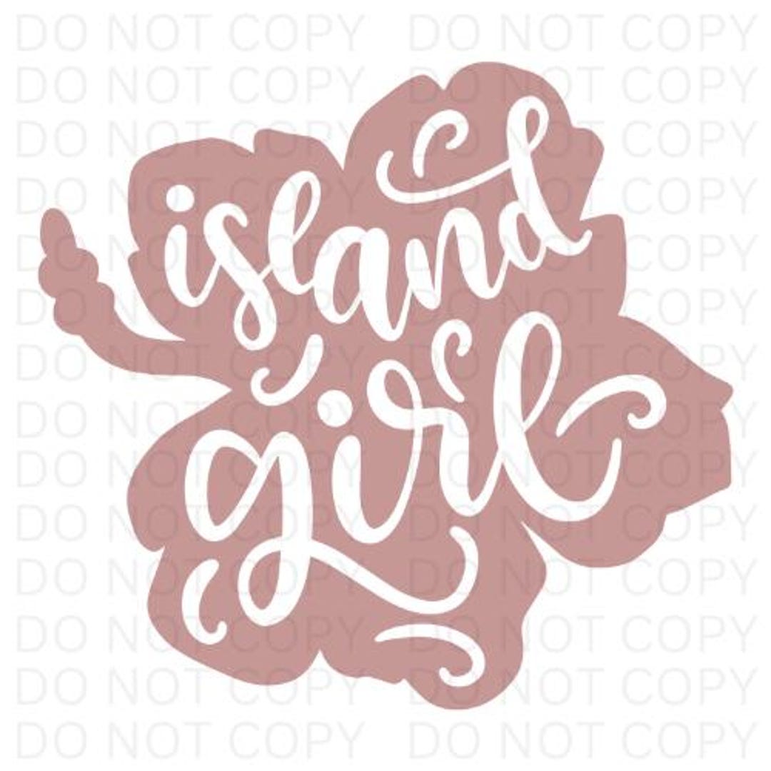 Island Girl | PNG Design | Trendy PNG | Digital Files | Instant ...