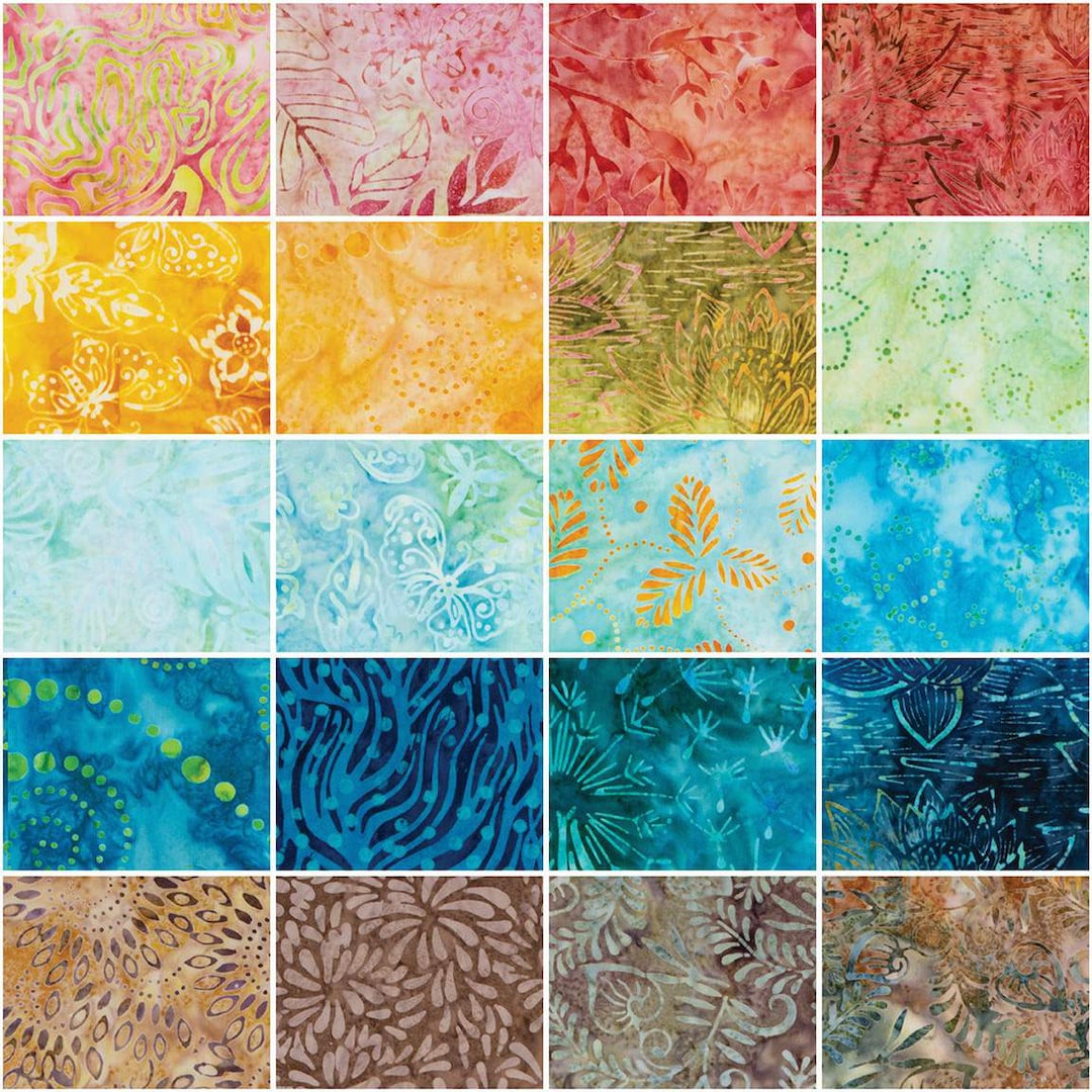 Farmers Market Expressions Batiks Collection Fat Quarter by Riley Blake ...