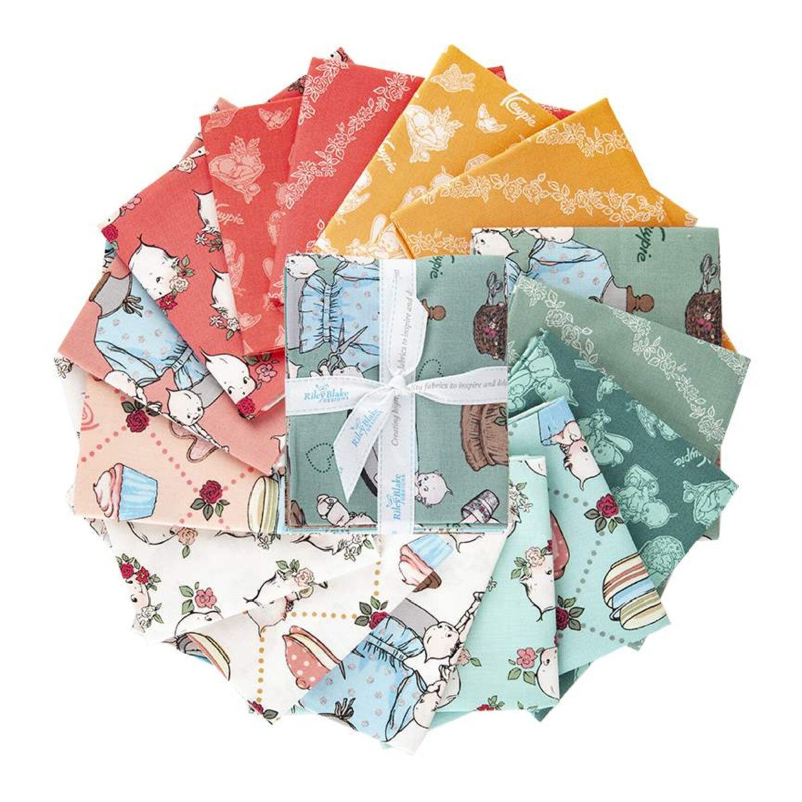 Fat Quarter or Half Yard Sew Kewpie Bundle by Riley Blake | Etsy