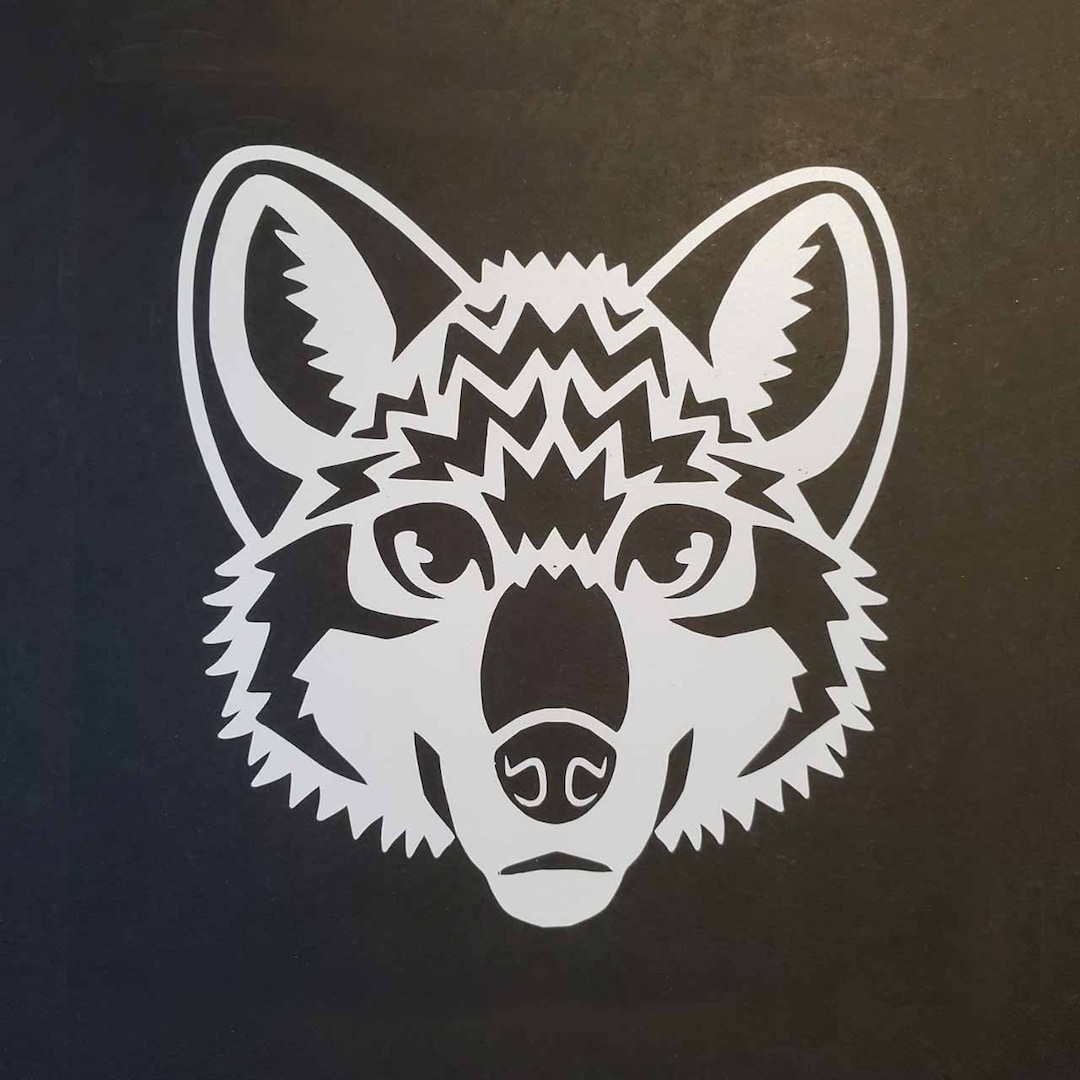 Wolf Head Decal - Etsy