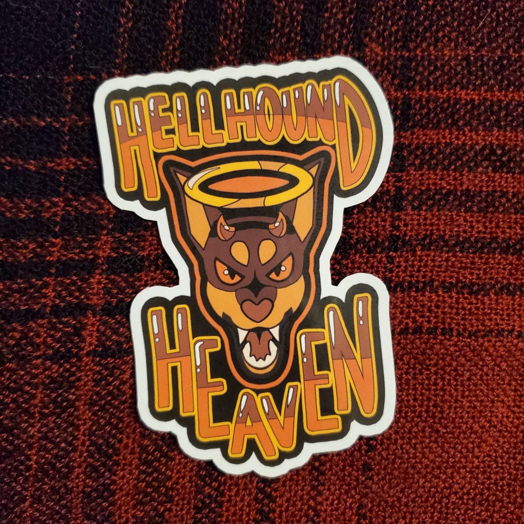 Hellhound Heaven Sticker - Etsy