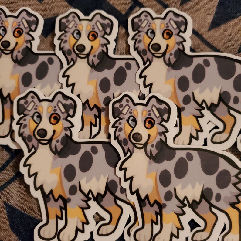 Australian Shepherd Stickers - Etsy