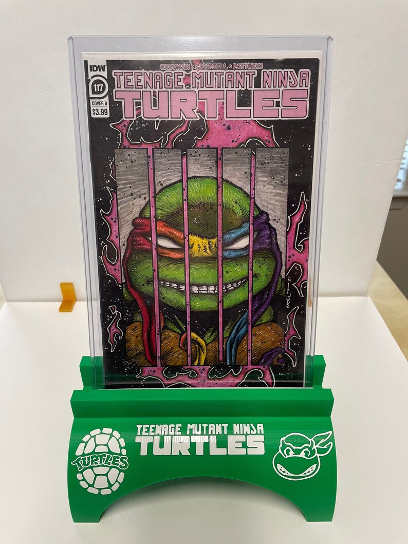 Teenage Mutant Ninja Turtles TMNT Comic Book Stand 3D - Etsy