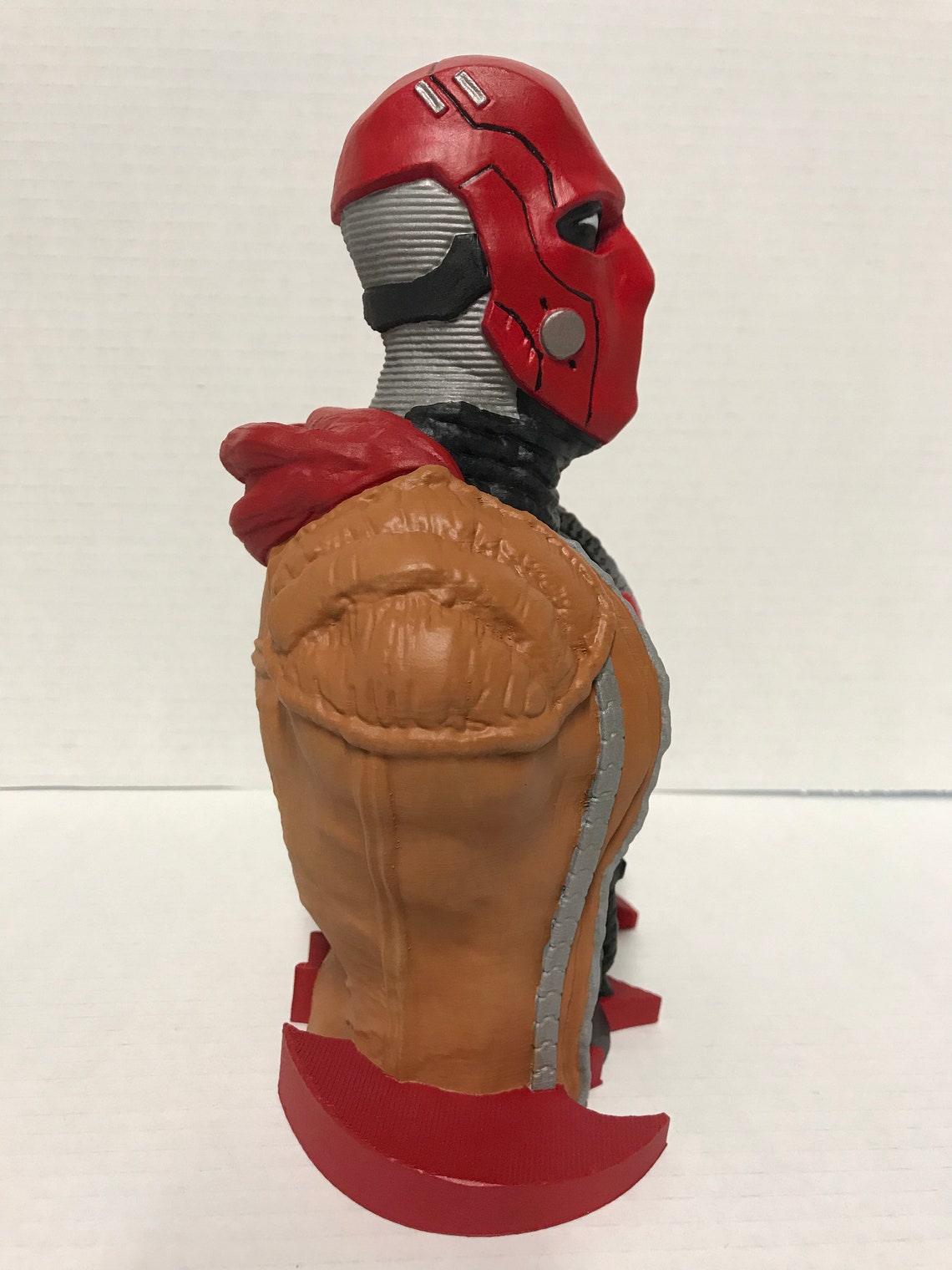 Red Hood Bust DC 9 Tall Hand Painted 3D Printed | Etsy