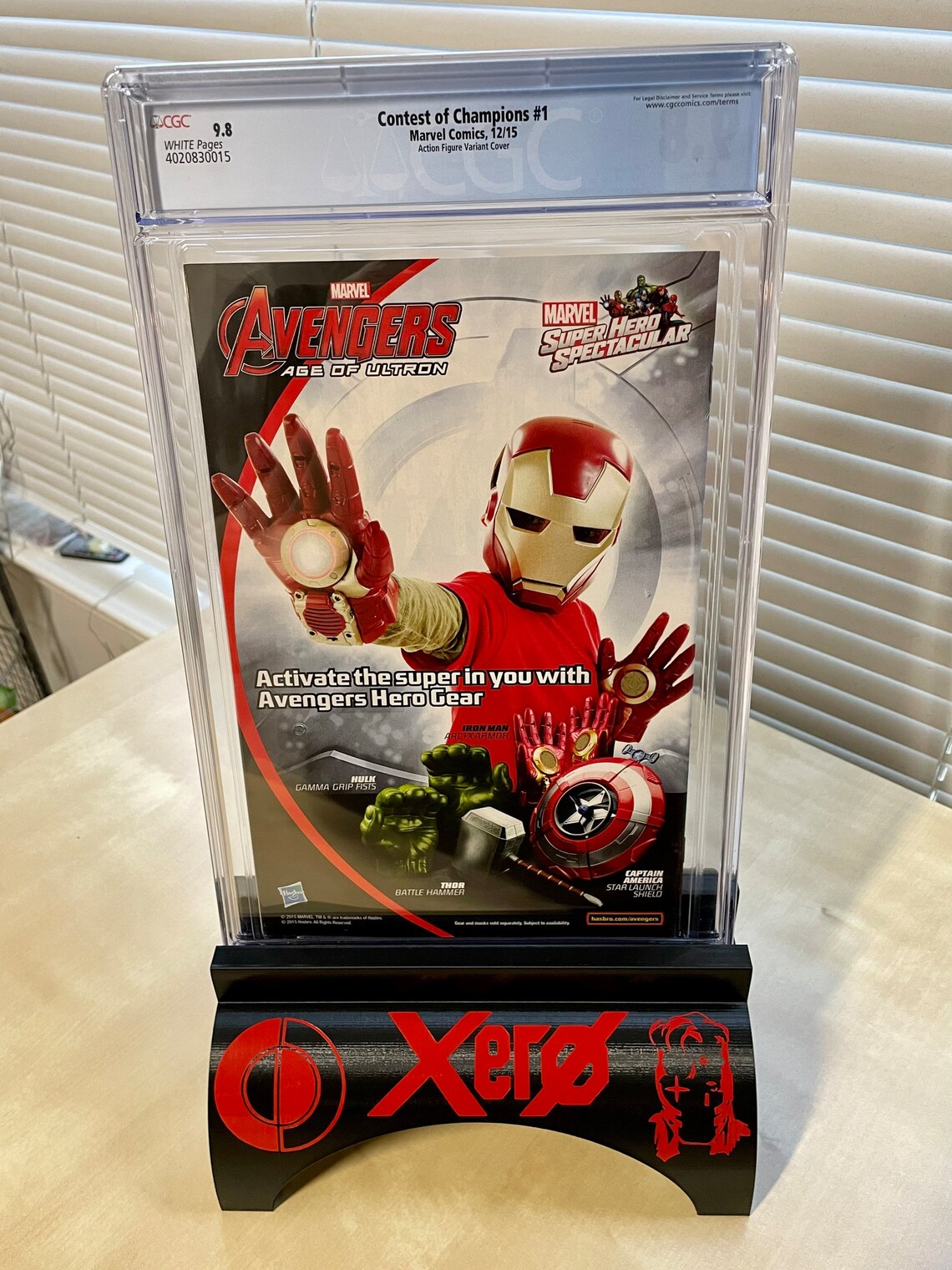 Xero Comic Book Stand 3D Printed black PLA | Etsy
