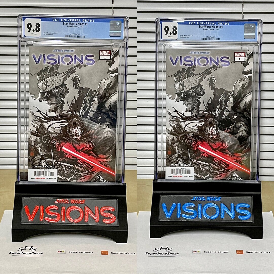 Star Wars: Visions Graded Comic Book Stand 3D Printed in PLA - Etsy