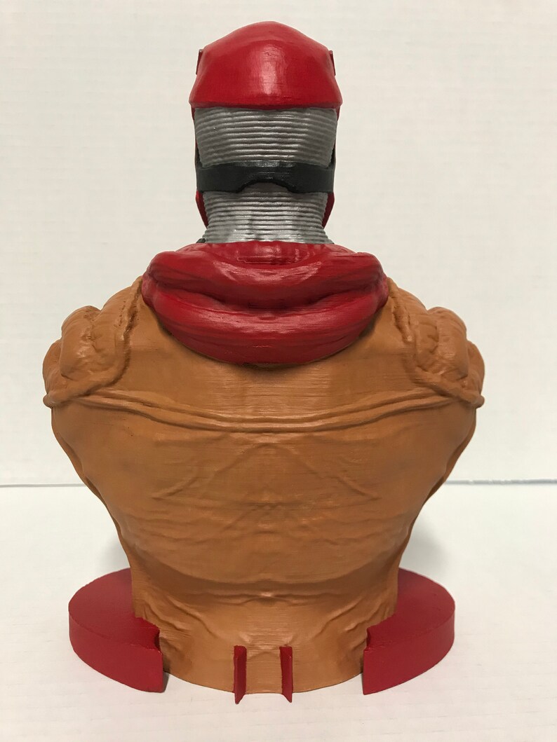 Red Hood Bust DC 9 Tall Hand Painted 3D Printed | Etsy