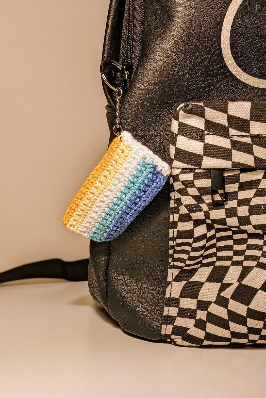 Aroace Flag Keychain Handmade Crochet - Etsy