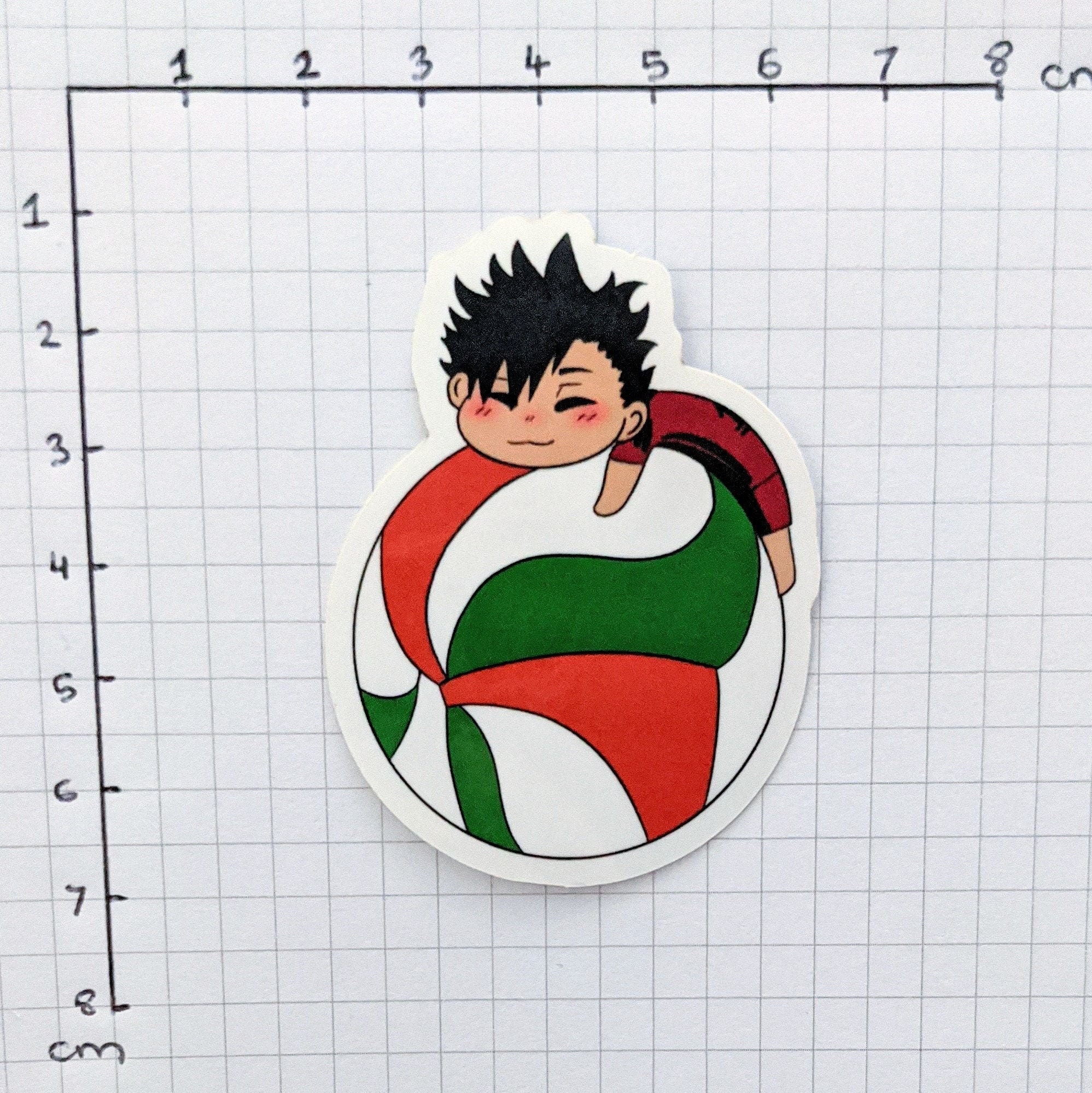 Chibi Kuroo on Volleyball Haikyuu Vinyl Sticker - Etsy
