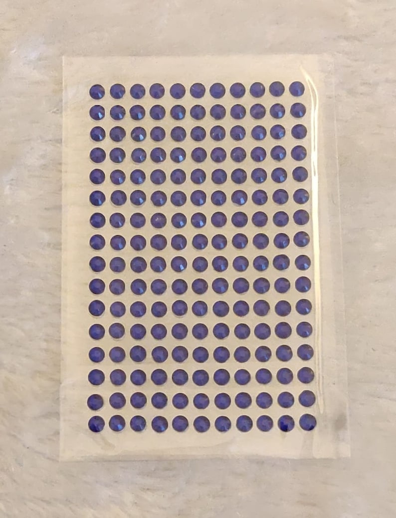 Self Adhesive Diamante Stick on Rhinestones Gems Crystals Beads Sizes 2 ...