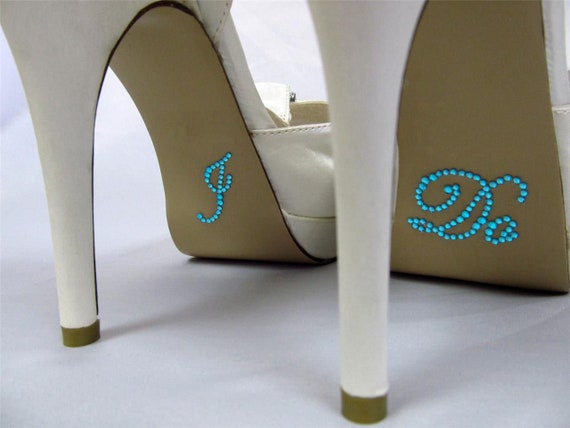 I Do Rhinestone Shoe Sticker Bride Bridal Shoe Stickers Wedding