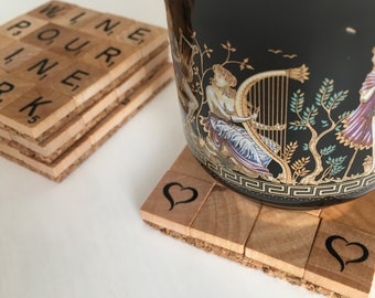 Scrabble Coasters - Etsy