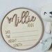 Personalized Baby Announcement Sign | Birth Stats Board | Newborn ...