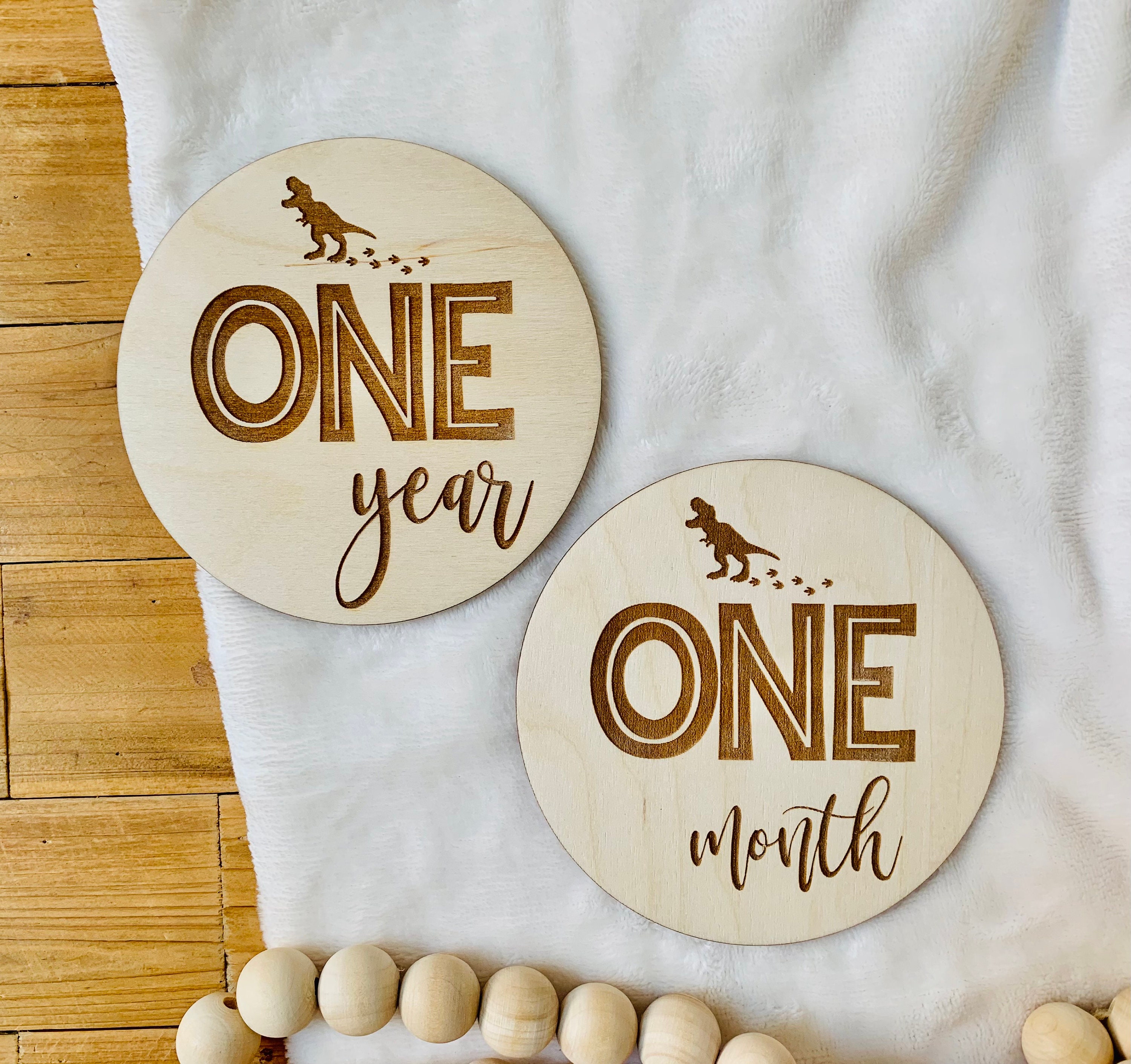 Baby Monthly Milestone Cards Dinosaur Baby Milestone Signs | Etsy