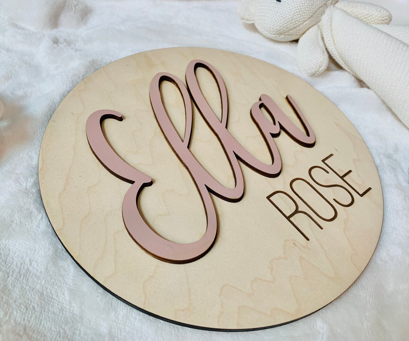 Baby Name Sign Newborn and Birth Announcement Sign Wood - Etsy