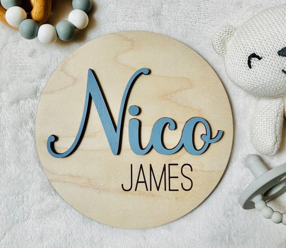 Baby Name Sign for Hospital, Birth Announcement Sign, Baby Announcement ...