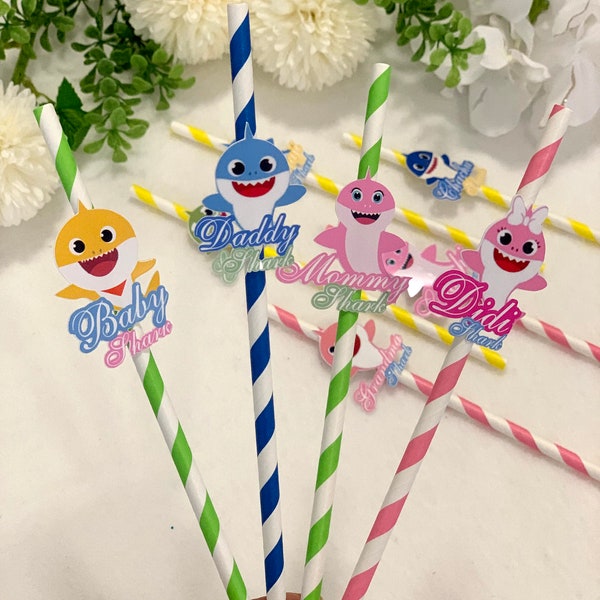 Baby Blue Straws - Etsy