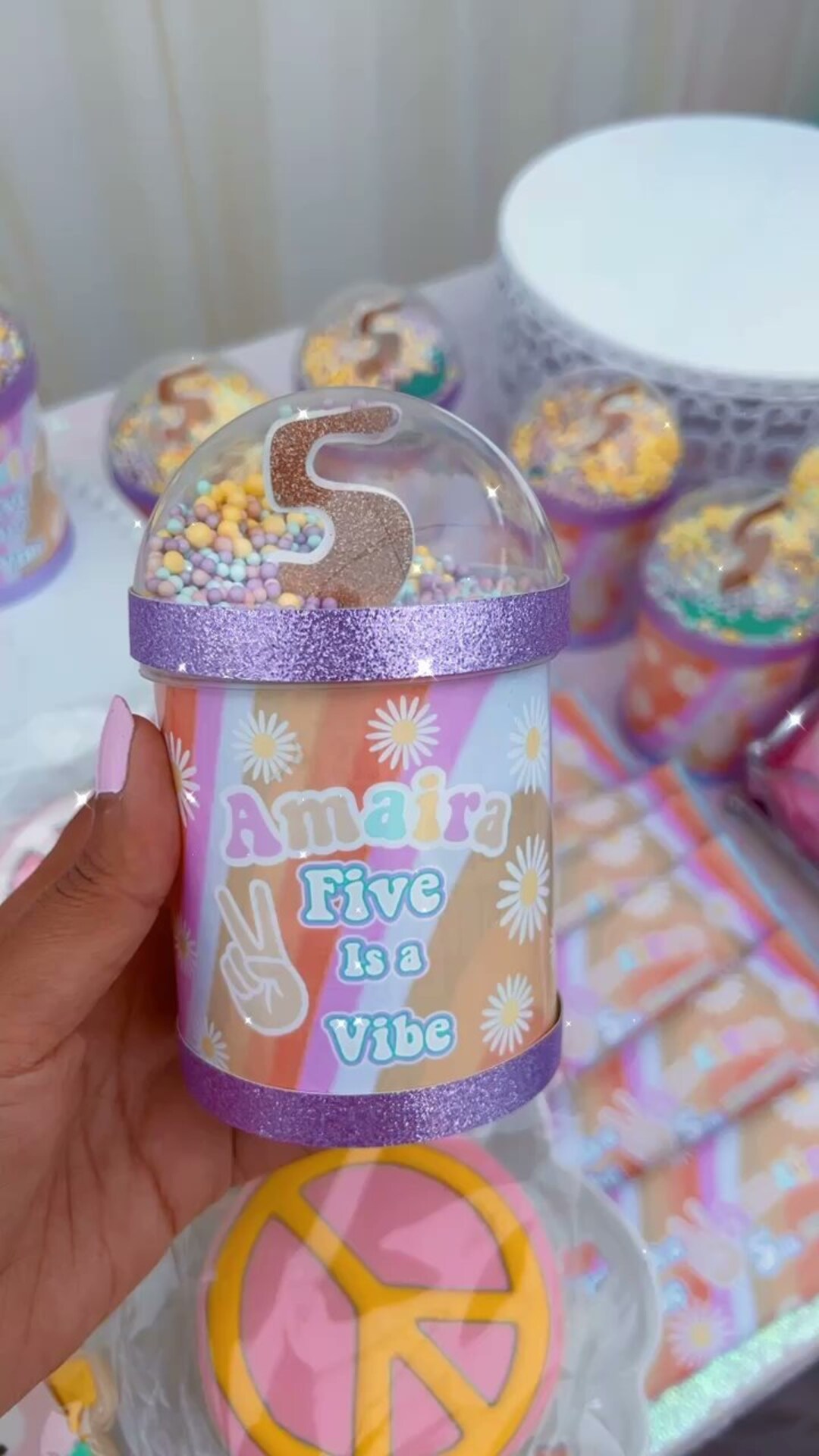 GROOVY Pringle Cans Groovy Inspired Favors GROOVY Treats - Etsy