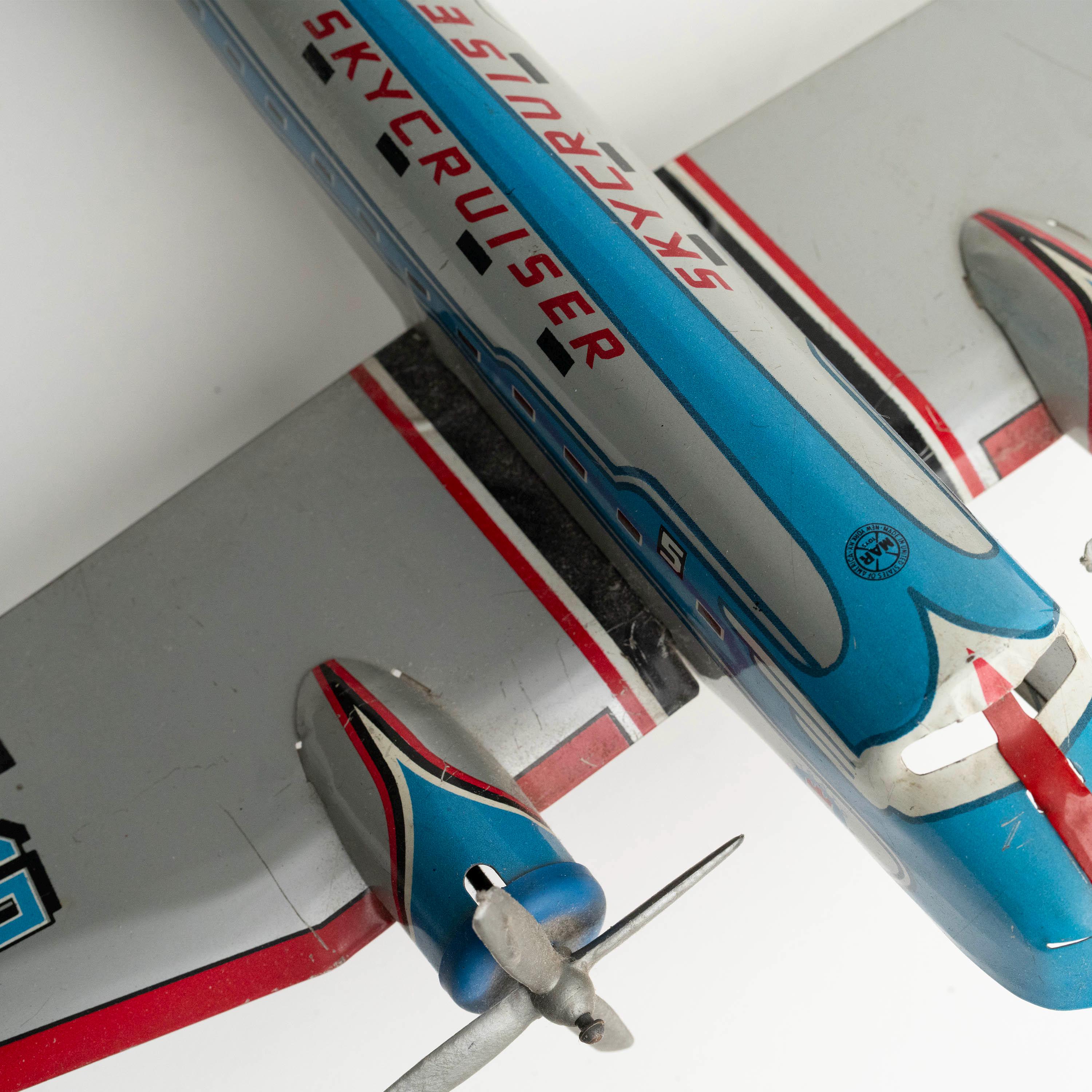 Vintage Marx Tin SKYCRUISER Airplane, Friction, Stratoliner 700 - Etsy