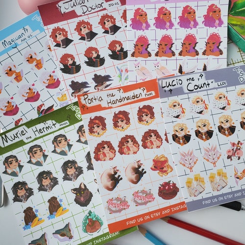 The Arcana Stickers - Etsy