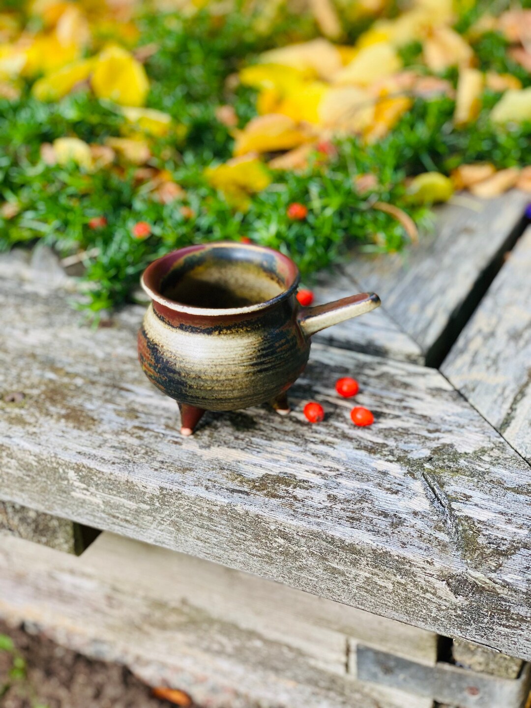 Vintage Swedish Handmade Dish Pot, Swedish Cooking Pot With Legs and ...