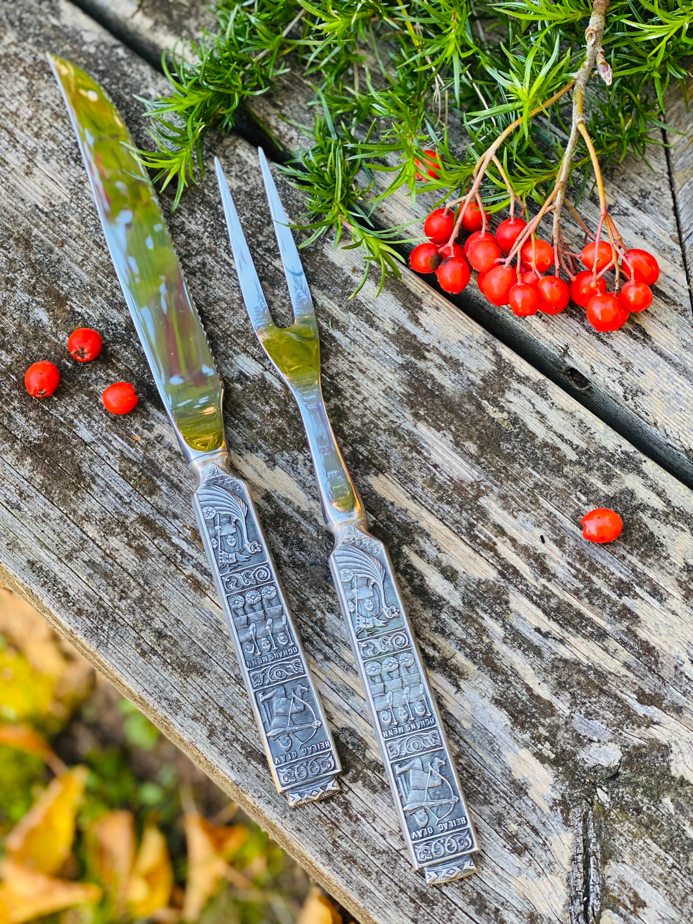 Konge Tinn Kings Pewter Cutlery, Fork & Knife Set, Dansk Pewter, Rare ...