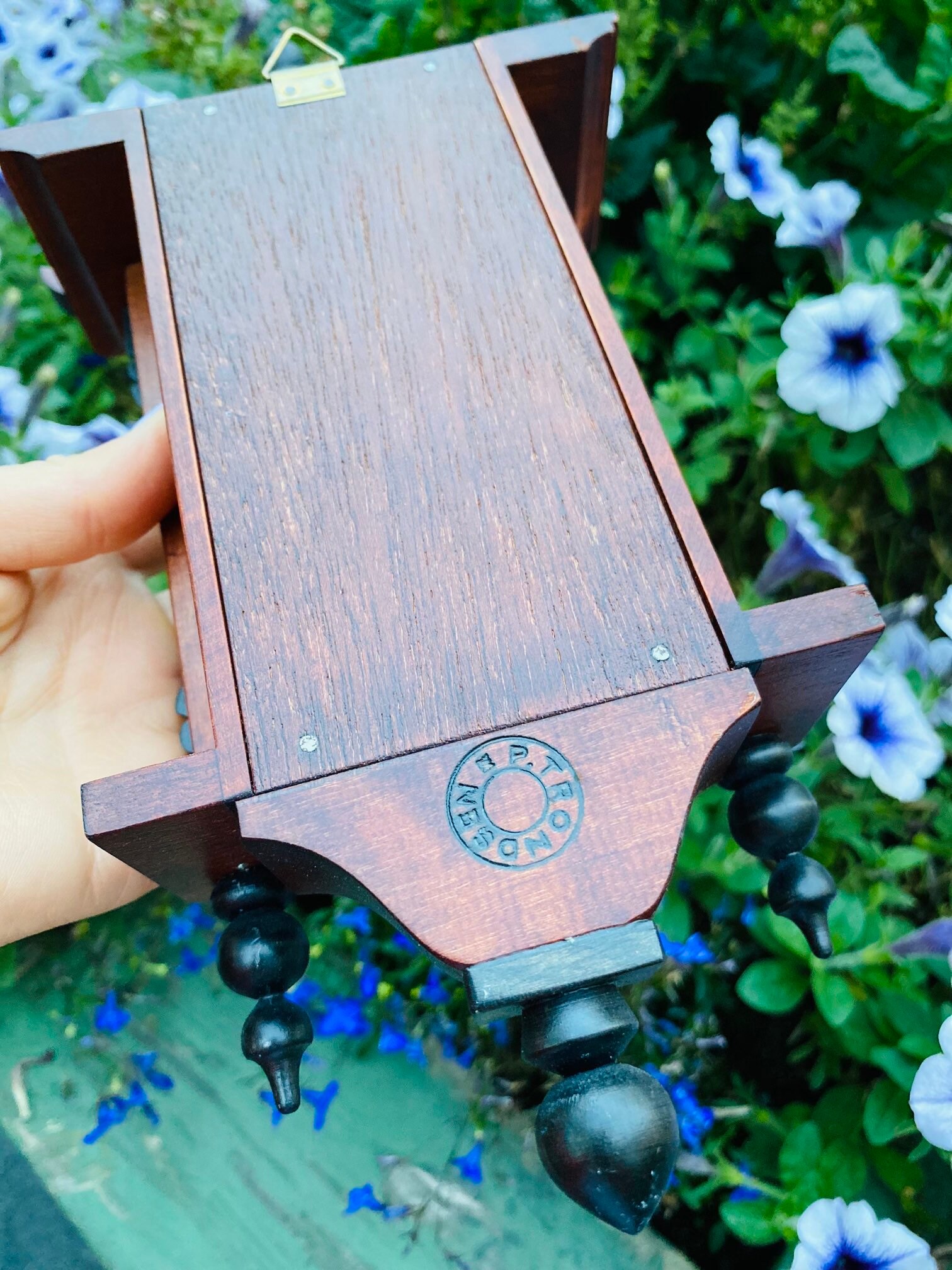 Antique Pendulum Junghans Wall Clock Box 1800s, Neo-renaissance 1800s ...