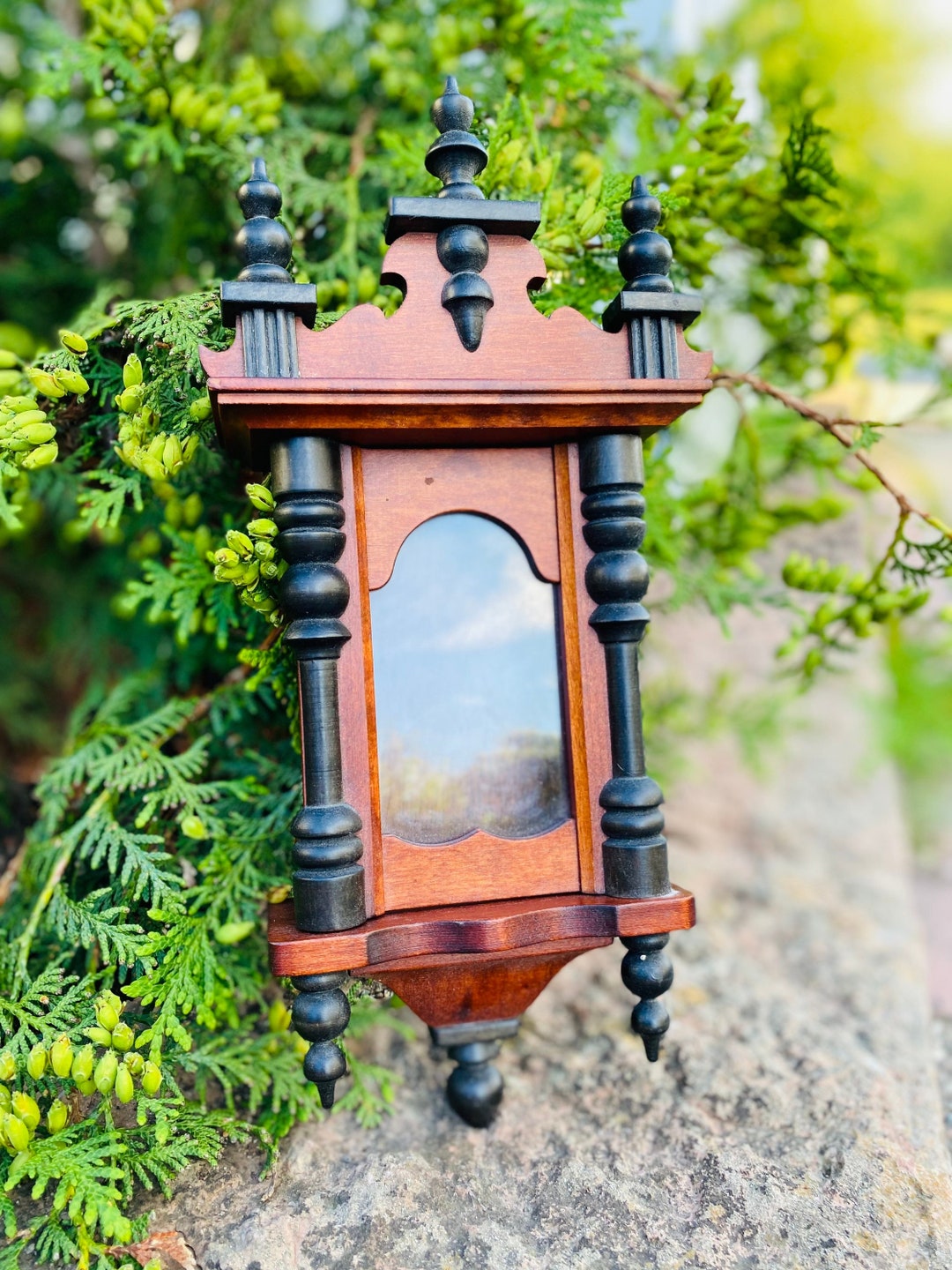 Antique Pendulum Junghans Wall Clock Box 1800s, Neo-renaissance 1800s ...