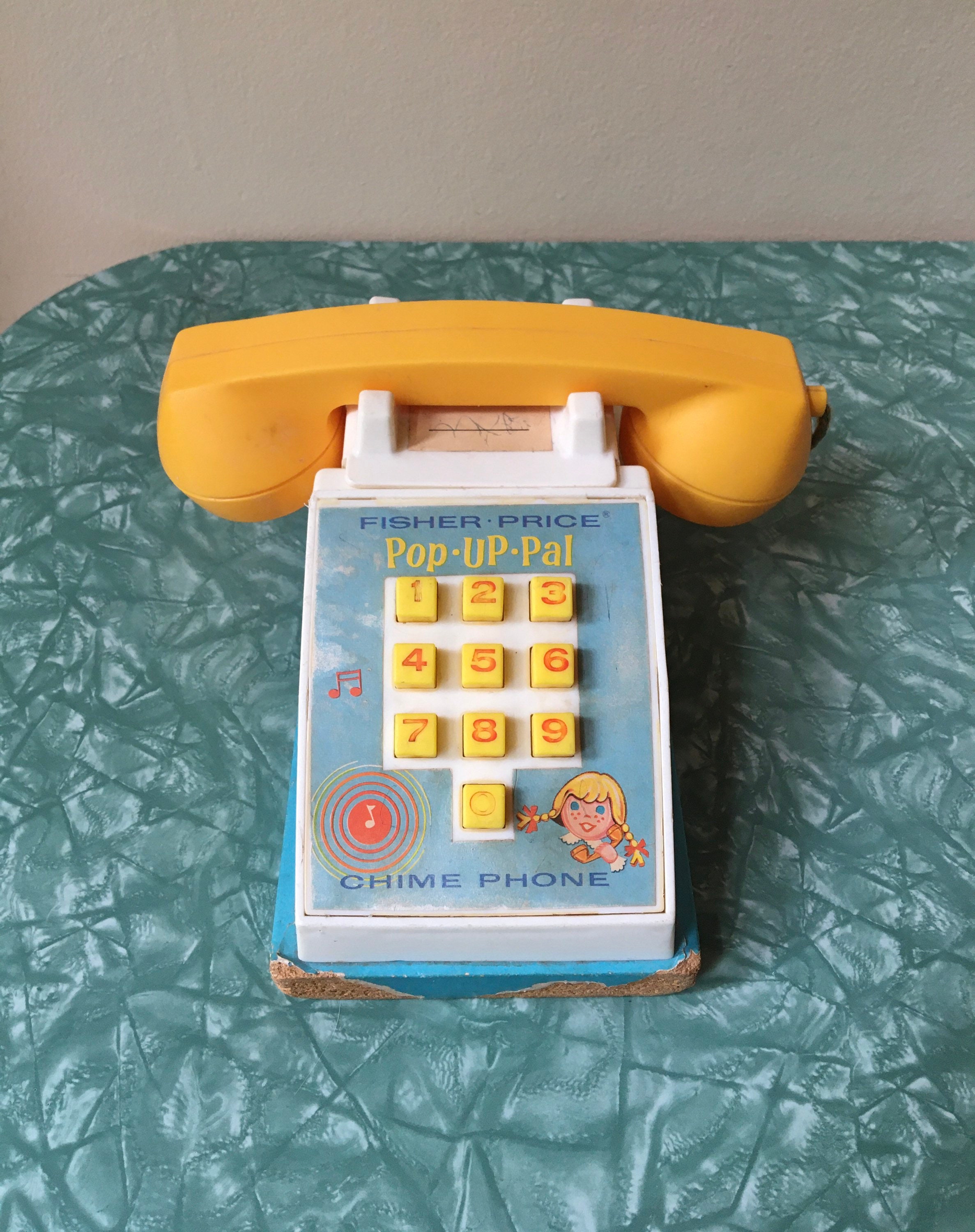 Vintage Fisher-price Pop up Pal Chime Phone - Etsy UK