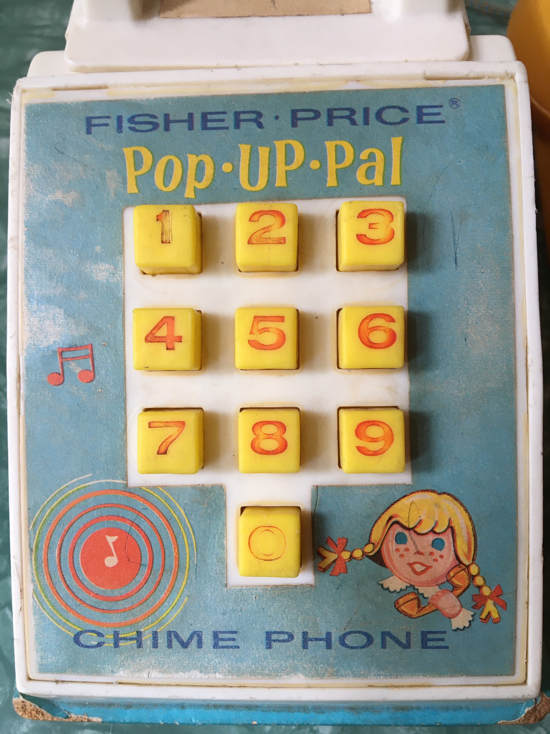 Vintage Fisher-price Pop up Pal Chime Phone - Etsy UK