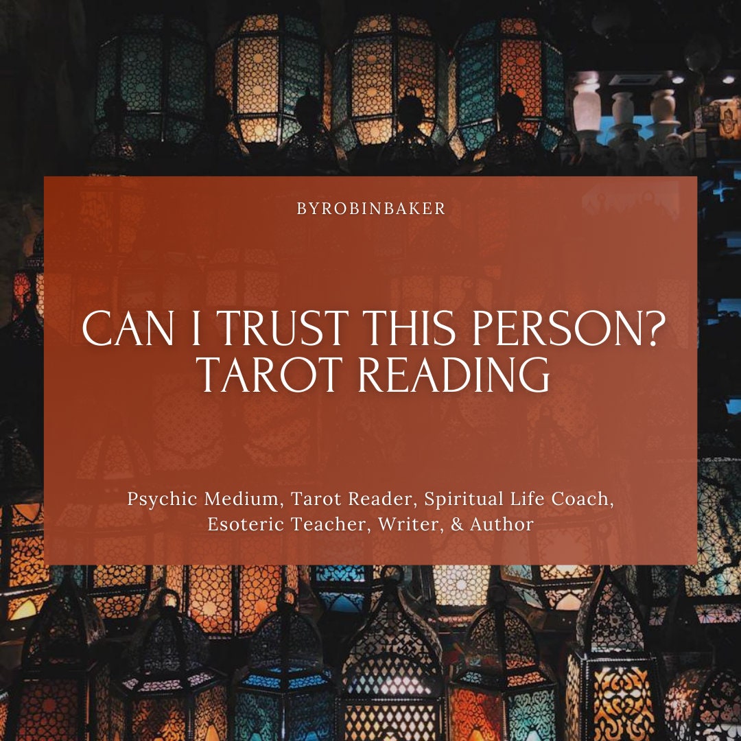 In-depth Can I Trust This Person Tarot Reading - Etsy