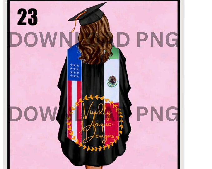 La Graduada PNG, Graduation Png File, Mexican American Graduate Gift ...